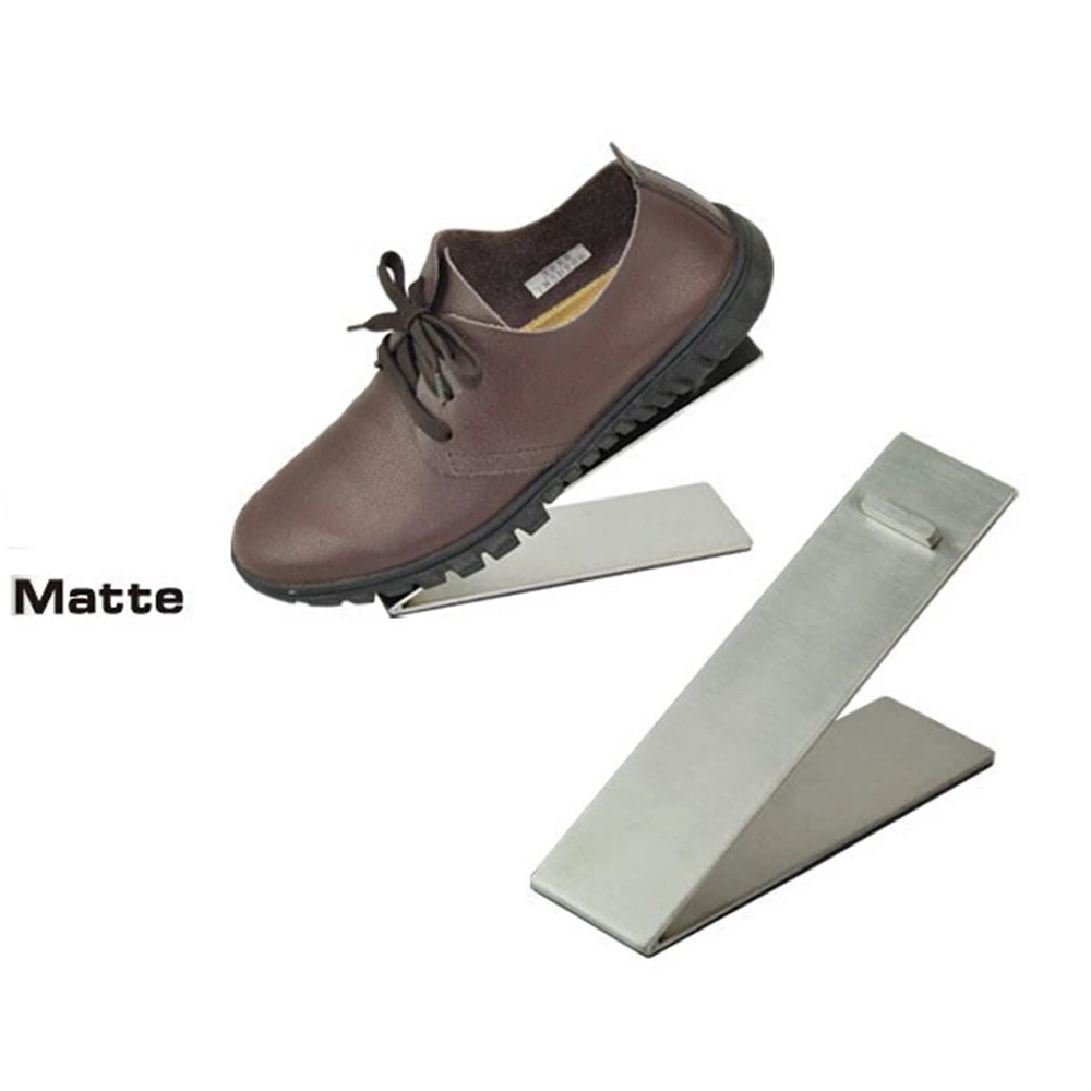 Matte-Surface-Stainless-Steel-Shoes-Holder-Support-Keeper-Metal-Shoe ...