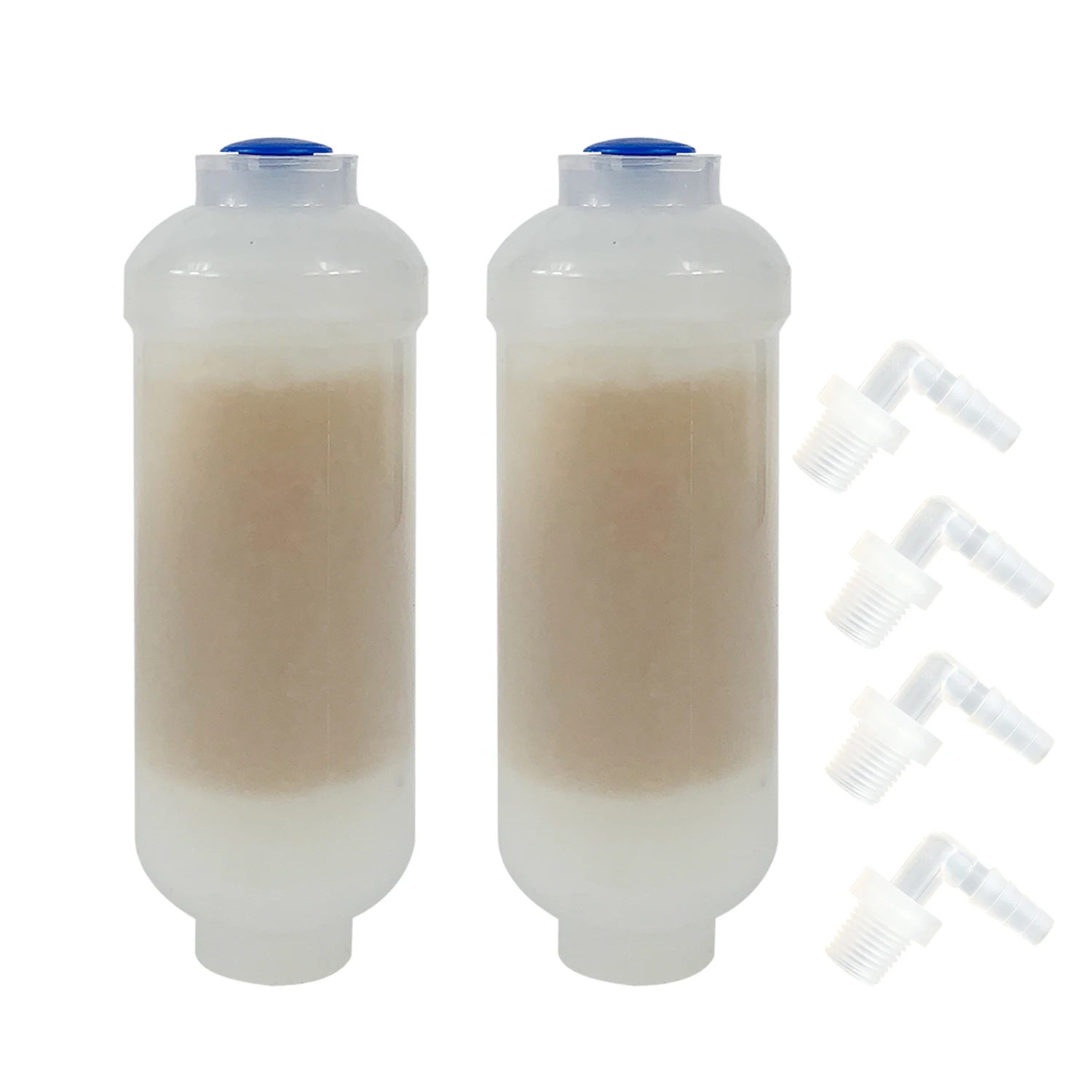 2 Pack of 6" Long Inline Mixed Bed Deionization DI Resin Cartridge With ...