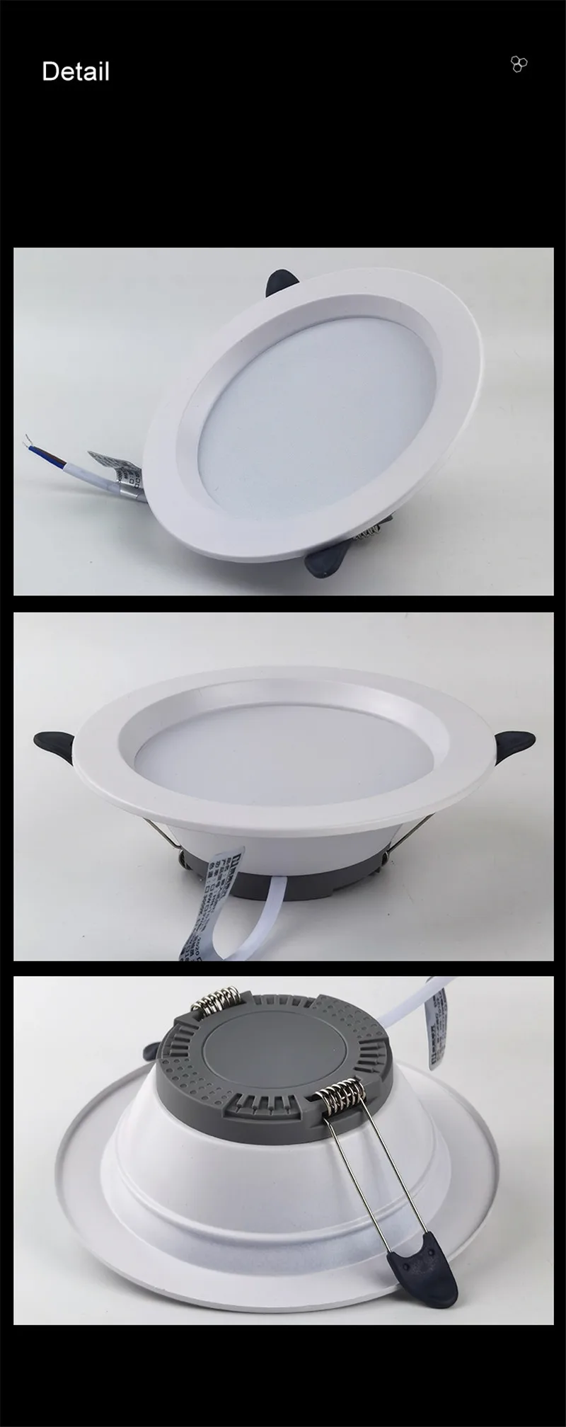 Downlight,9W Warm white--Spot lumineux LED ultramince et Portable ...