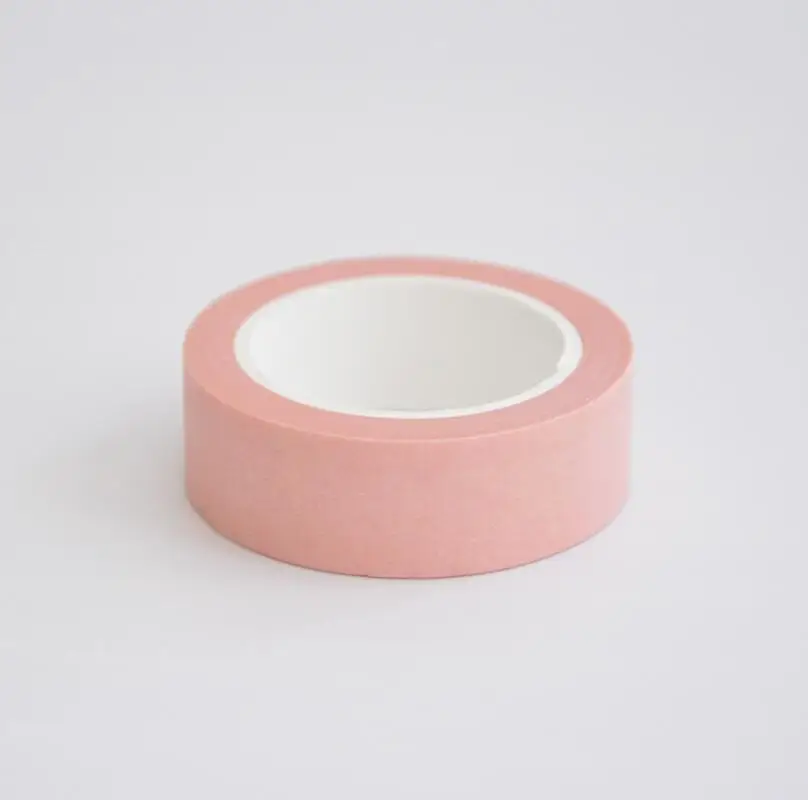 NEW 10pcs/lot Cute Light Pink Solid Washi Tapes Paper DIY Decor ...