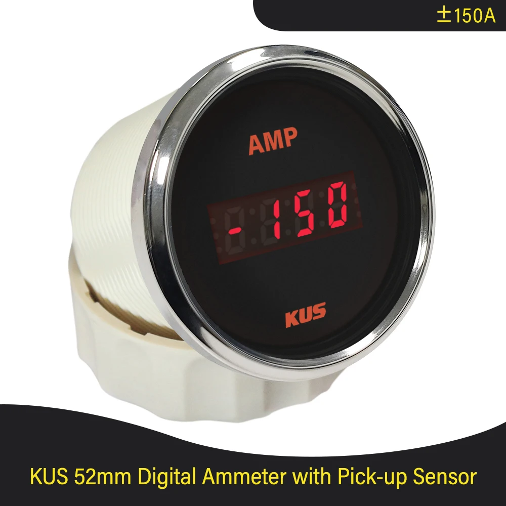New KUS 52mm Ammeter AMP Gauge +/ 50A 80A150A Ampere Meter with Current ...