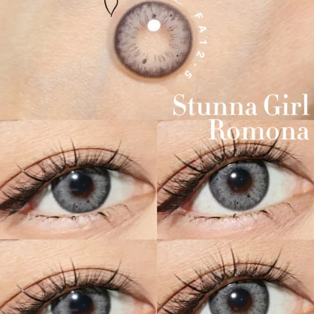 UYAAI 1Pair Stunna Girl Color Contact Lenses For Eyes Eye Contacts Yealy Use Beauty Pupils ...