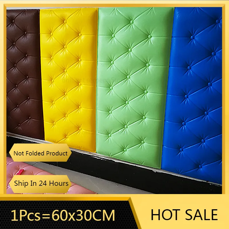 3d Wall Stickers Wallpaper Self-adhesive Tatami Anti-collision Wall Mat ...