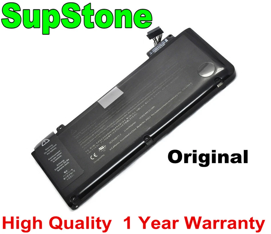 Supstone Original A1322 Laptop Battery For Apple Macbook Pro 13" A1278 ...
