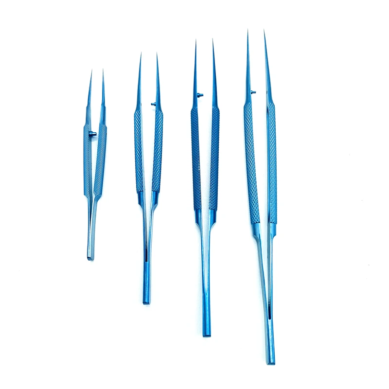 ophthalmic-forceps-with-teeth-tweezers-Straight-Titanium-alloy-eyelash ...