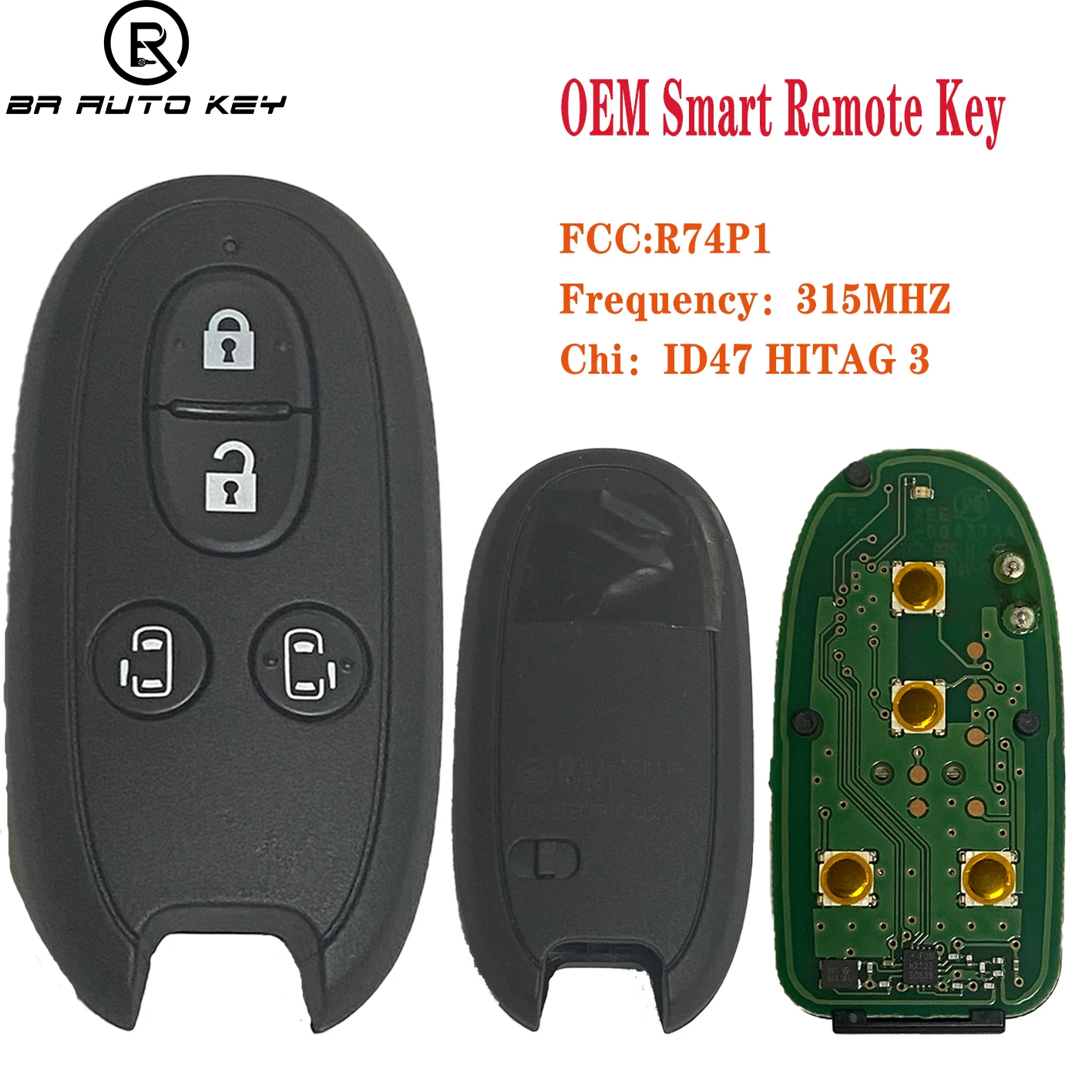 Original-Smart-Remote-Car-Key-fob-for-Suzuki-Wagon-R-Every-Hustler ...
