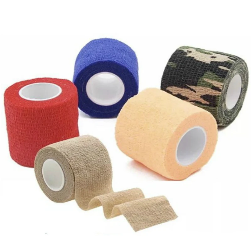 2.5cm*4.5m Self Adhesive Elastic Bandage First Aid Medical Health Care ...
