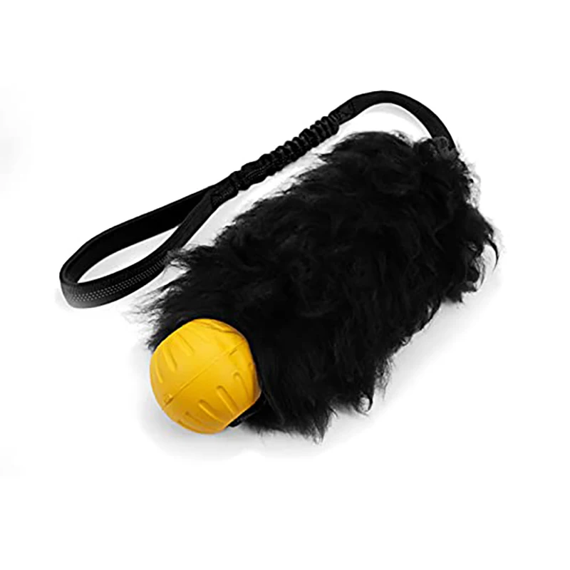 Dog Rope Toy Interactive Pet Dog Bungee Toy with Rubber Ball Dog Tug ...