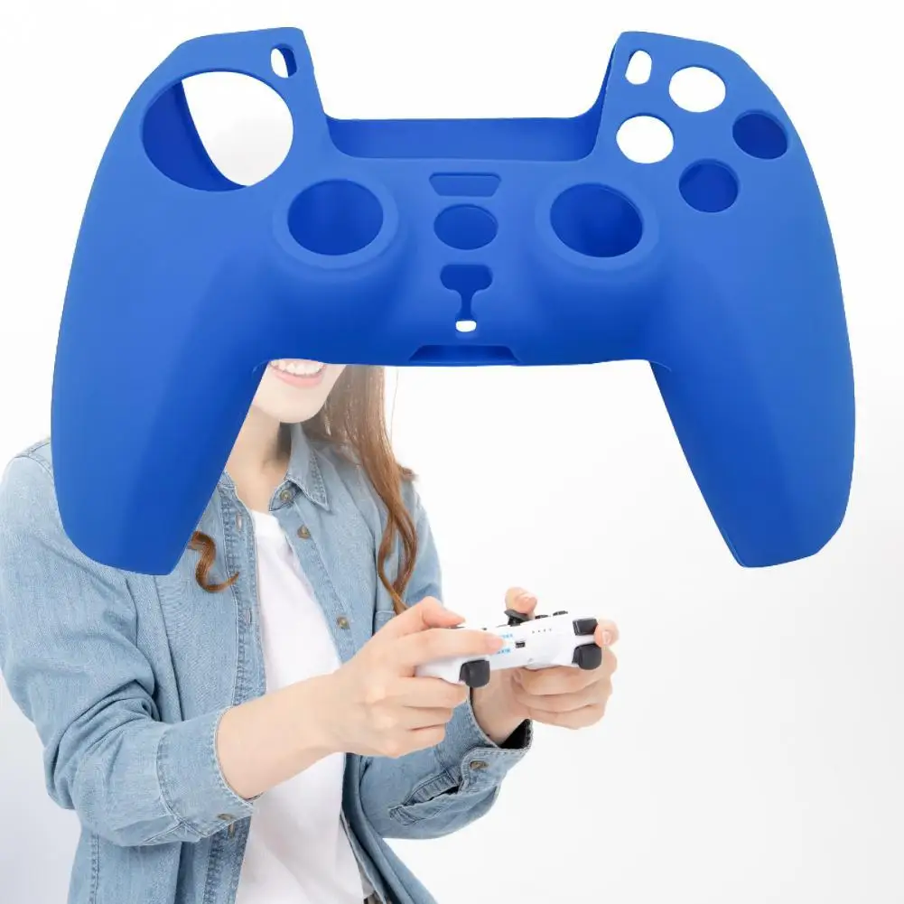 Bluelans Joypad Cover Portable Anti Scratch Solid Color Controller Grip ...