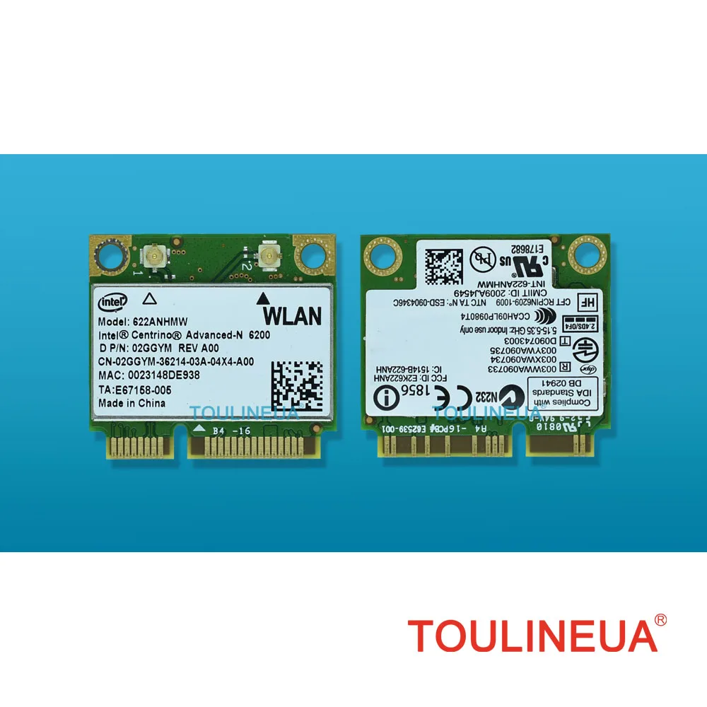 For Intel Centrino Advanced-n 6200 Intel6200 Intel 6200 622anhmw 6200an ...