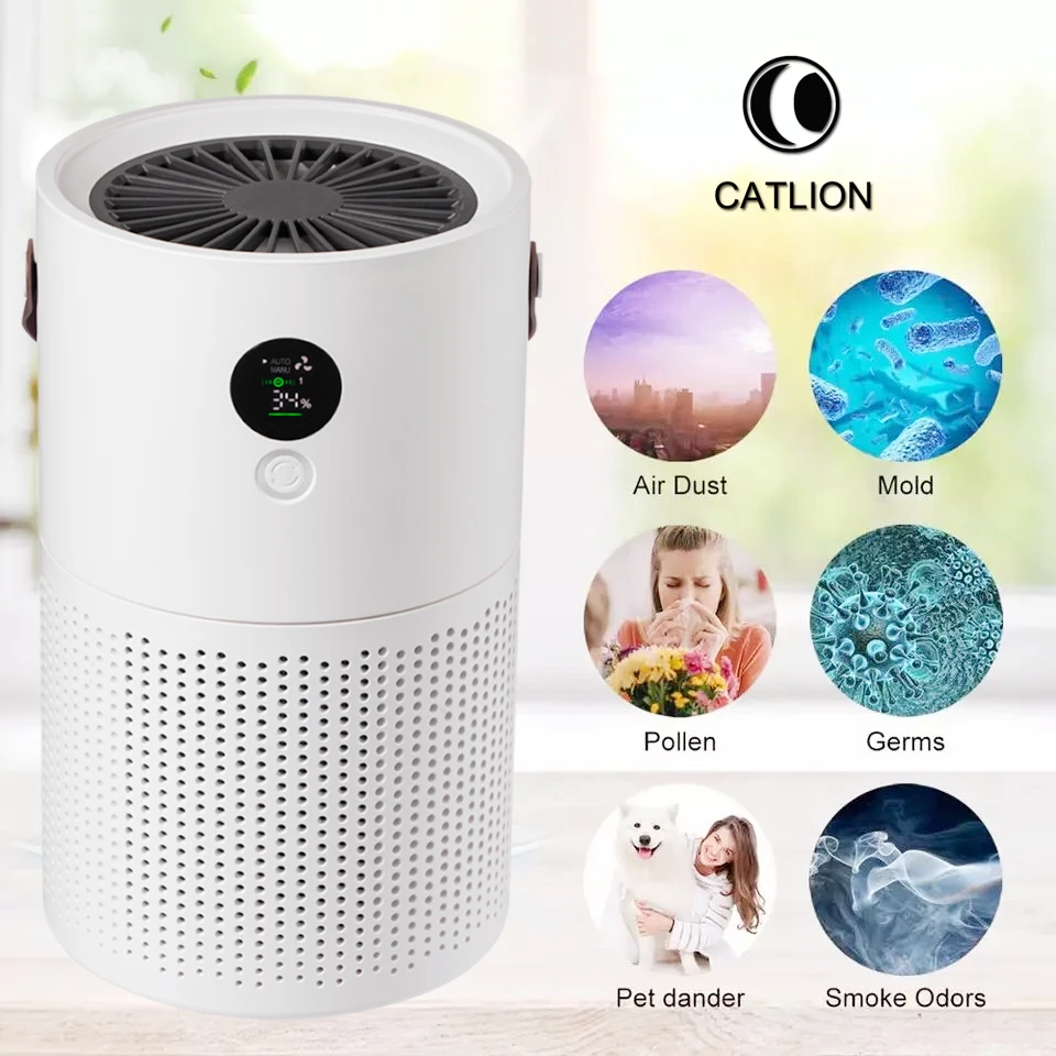 Air Purifier For Home Portable Hepa Filter Purifiers Ionizer Air ...