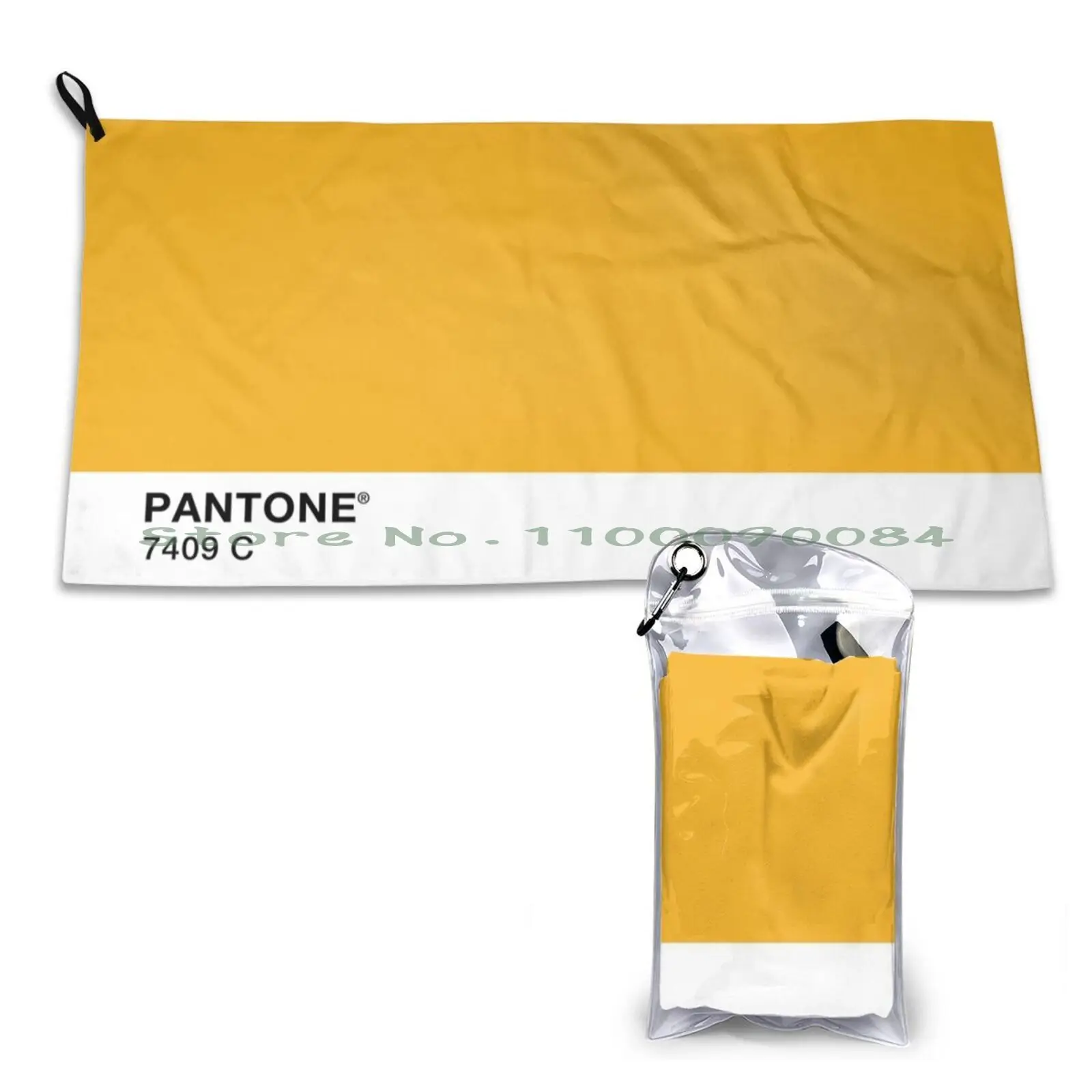 Pantone Color 7409 C Quick Dry Towel Gym Sports Bath Portable Colour ...