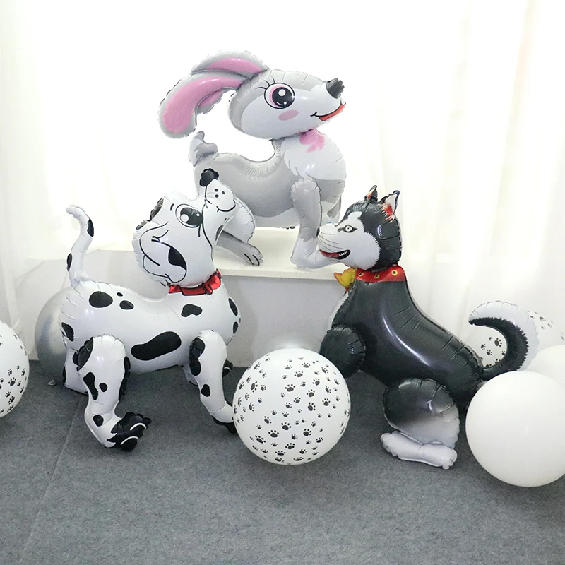 Balloons Dogs Birthday Party | Husky Birthday Decoration | Decoration ...