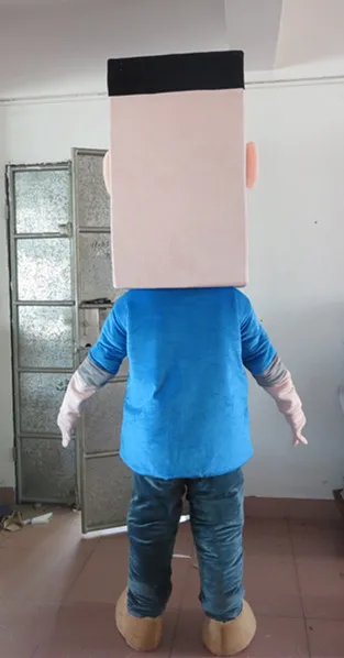 Square Man Cosplay Mascot Costume For Adults - AllCosplay.com