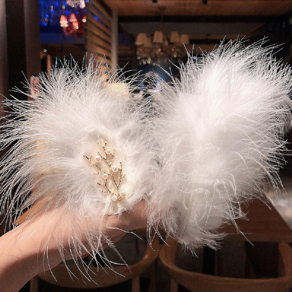Super-Fairy-White-Feather-Hair-Clip-Headdress-Wedding-Daily-Photo ...