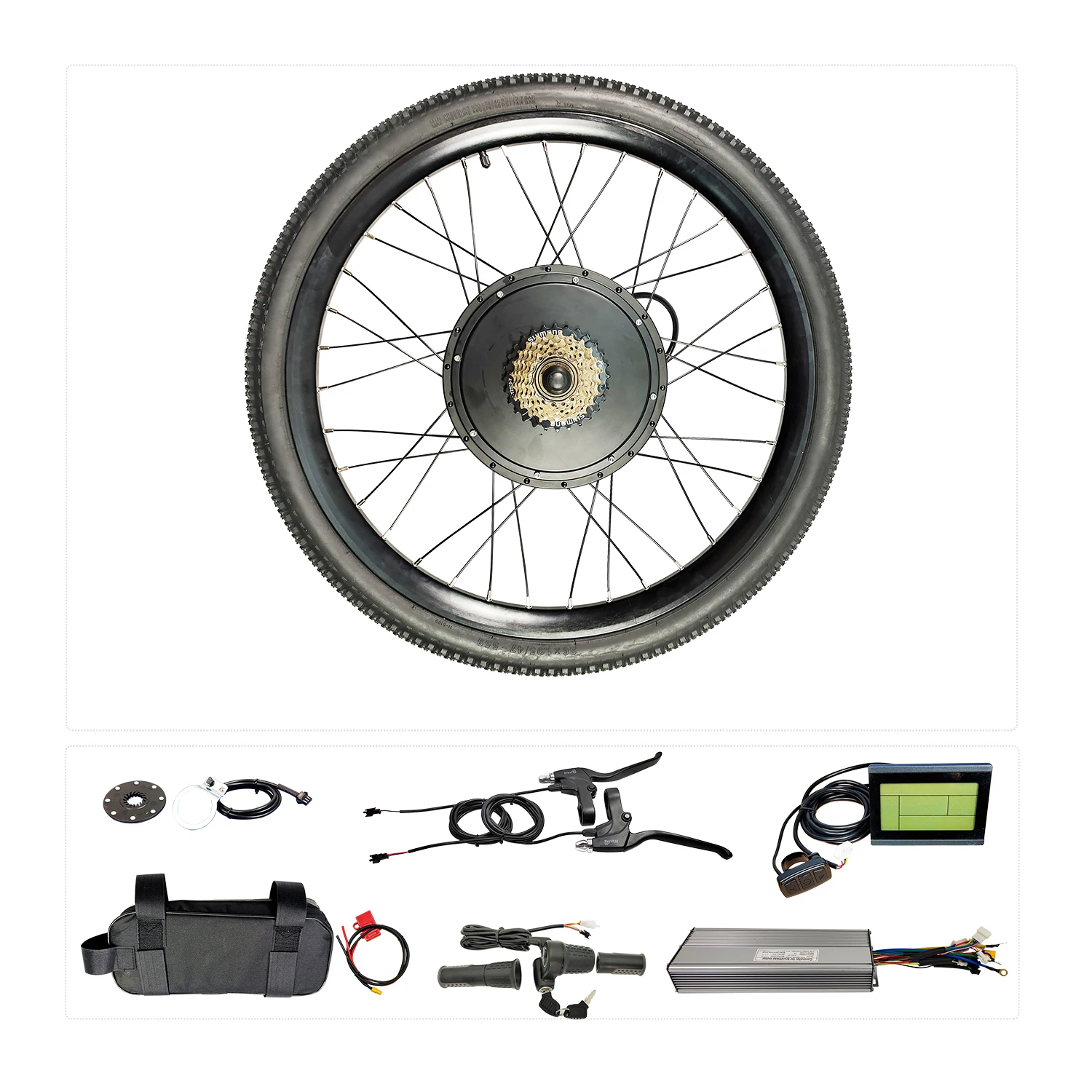 EU-DUTY-FREE-Ebike-20-29-Conversion-kit-36V-48V-500W-Rear-or-Front ...