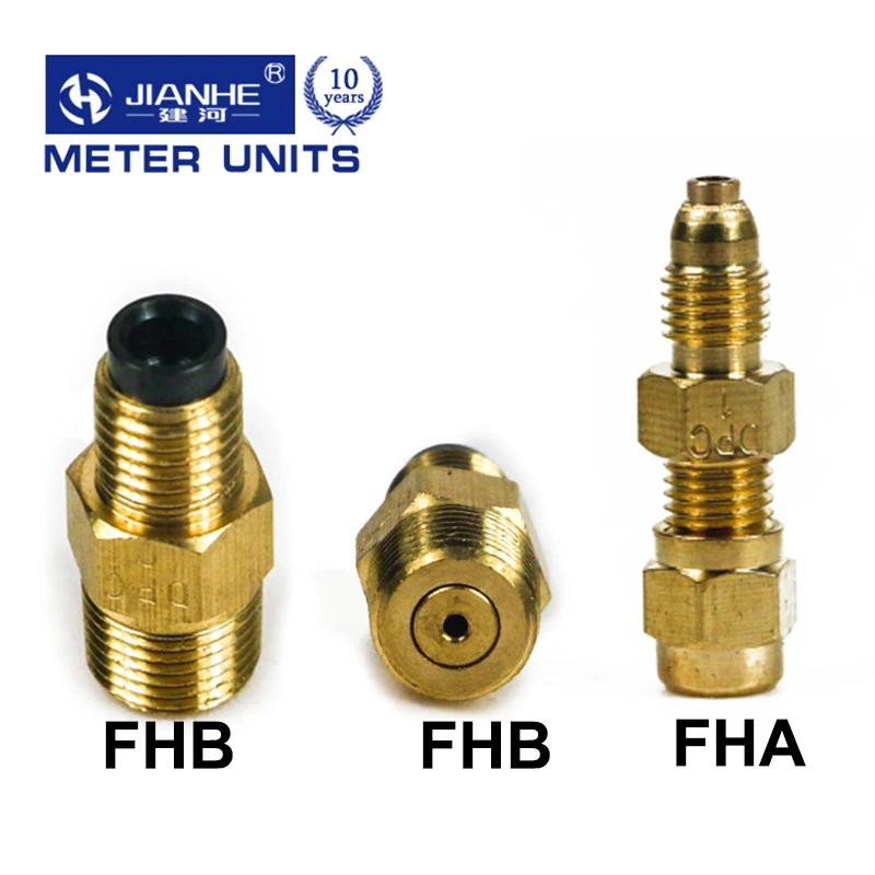 10-PCS-Brass-resistance-oil-flow-Metering-unit-oil-distributor ...