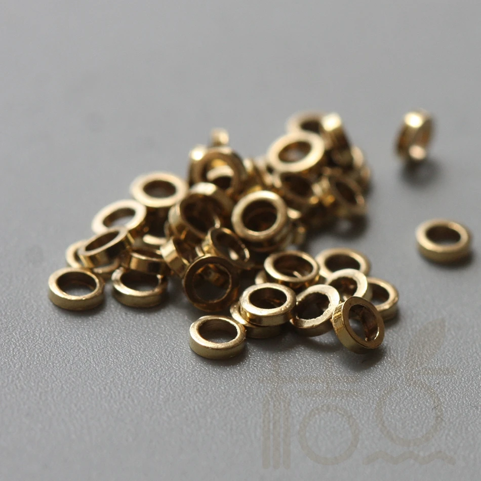 200 Pieces Solid Raw Brass Ring - 3.15mm (3913C-V-281)