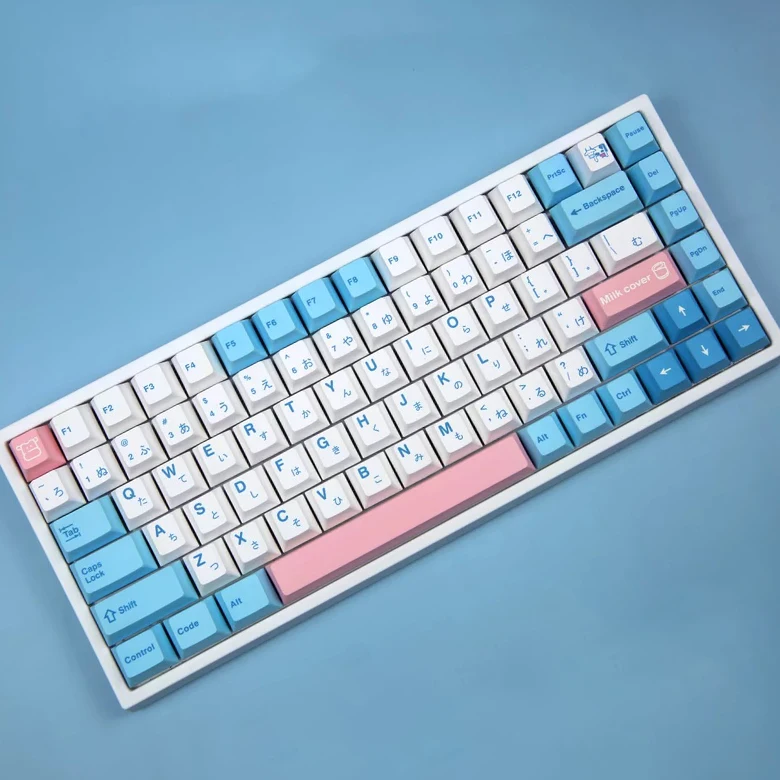 Milk Keycaps Milk Cover Keycap Pbt Sublimation Key-cap Cherry Profile ...