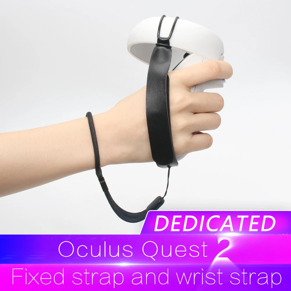 6pcs Oculus Quest 2 Fixed Strap Touch Controller Grip Adjustable ...