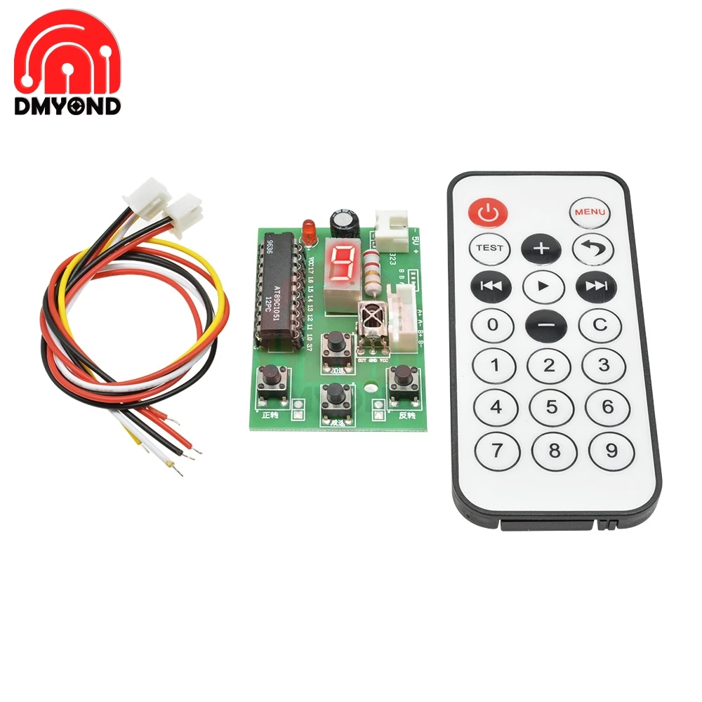 DC-5V-Stepper-Motor-Controller-with-Remote-Control-Stepper-Motor ...