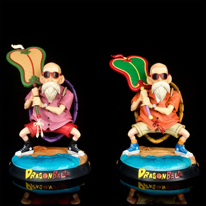 Figura DE ACCIÓN DE Kame Sennin, Anime Master Roshi, modelo de abanico ...