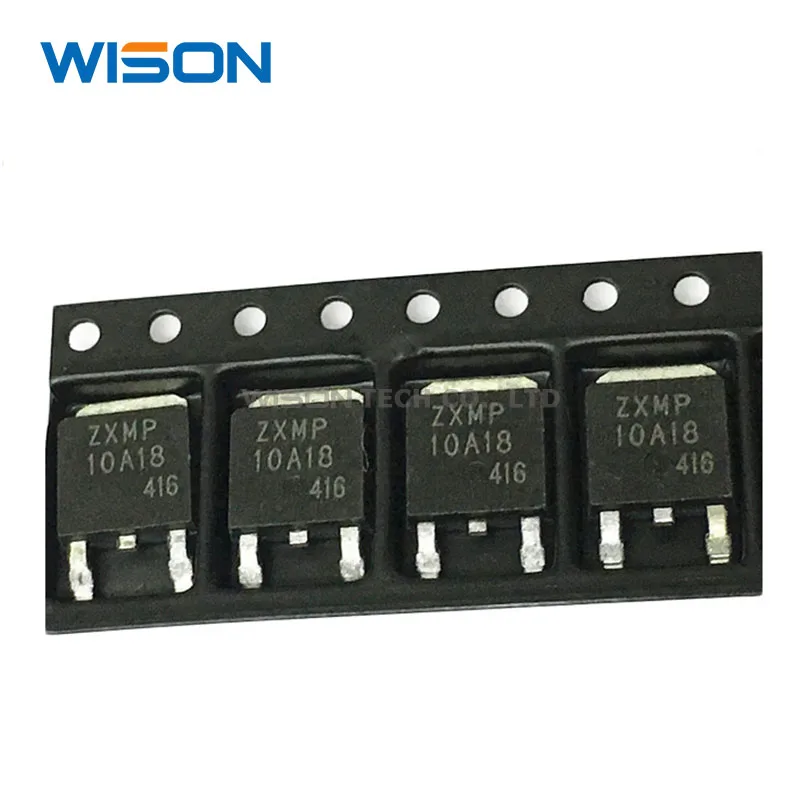 10 unids/lote ZXMP10A18KTC ZXMP10A18 10A18 TO252 nuevo Original|Piezas para aire acondicionado ...