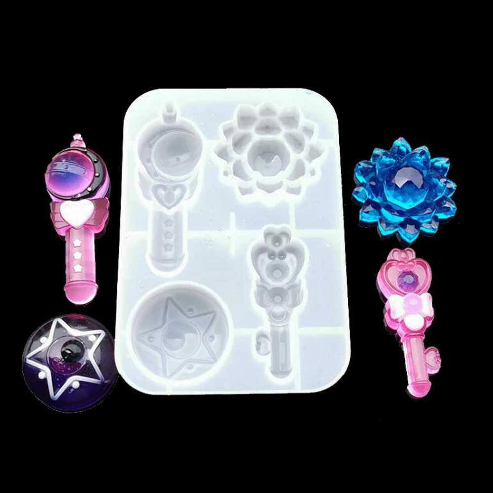 magic-stick-mold-fairy-stick-princess-magic-Silicon-Pendant-Molds-For ...