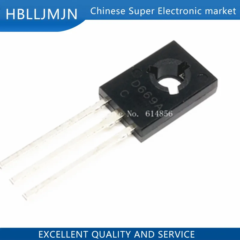 100PCS 2SD669A 2SD669AC TO 126F 2SD669 D669A D669 TO 126|Transistors ...