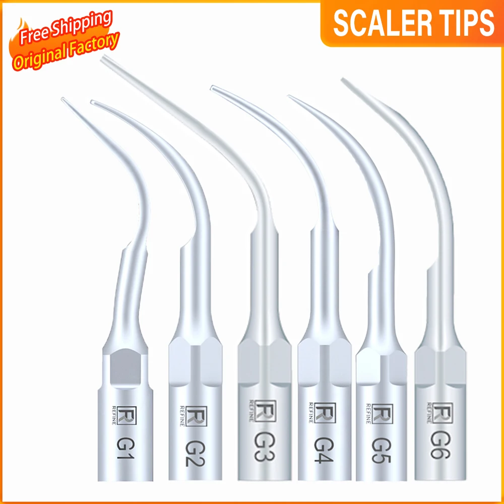 5pcs-Dental-Scaler-Tips-for-EMS-Woodpecker-refine-G1-G2-G3-G4-G5-G6 ...