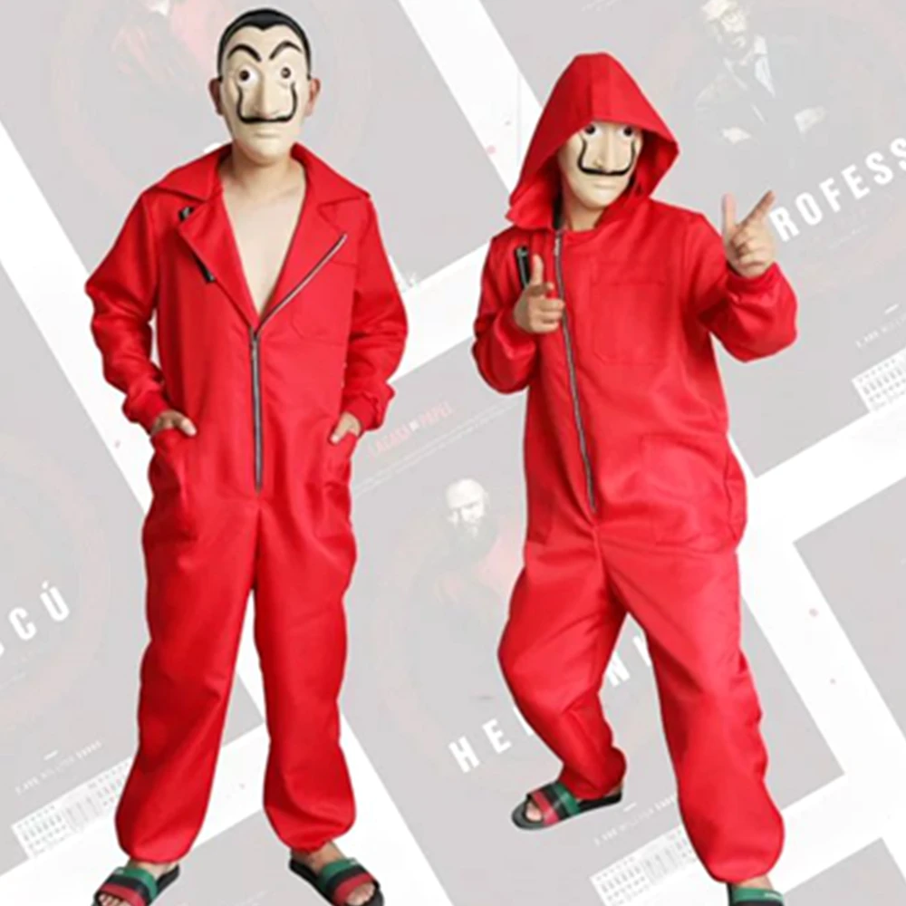 Salvador Dali Costume Movie Money Heist La Casa De Papel Cosplay ...