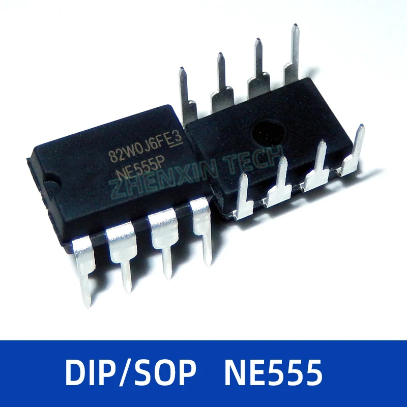 PCS 100 PÇS/LOTE 10 NE555 DIP8 NE555P NE555N 555 DIP 8 IC PRECISÃO ...