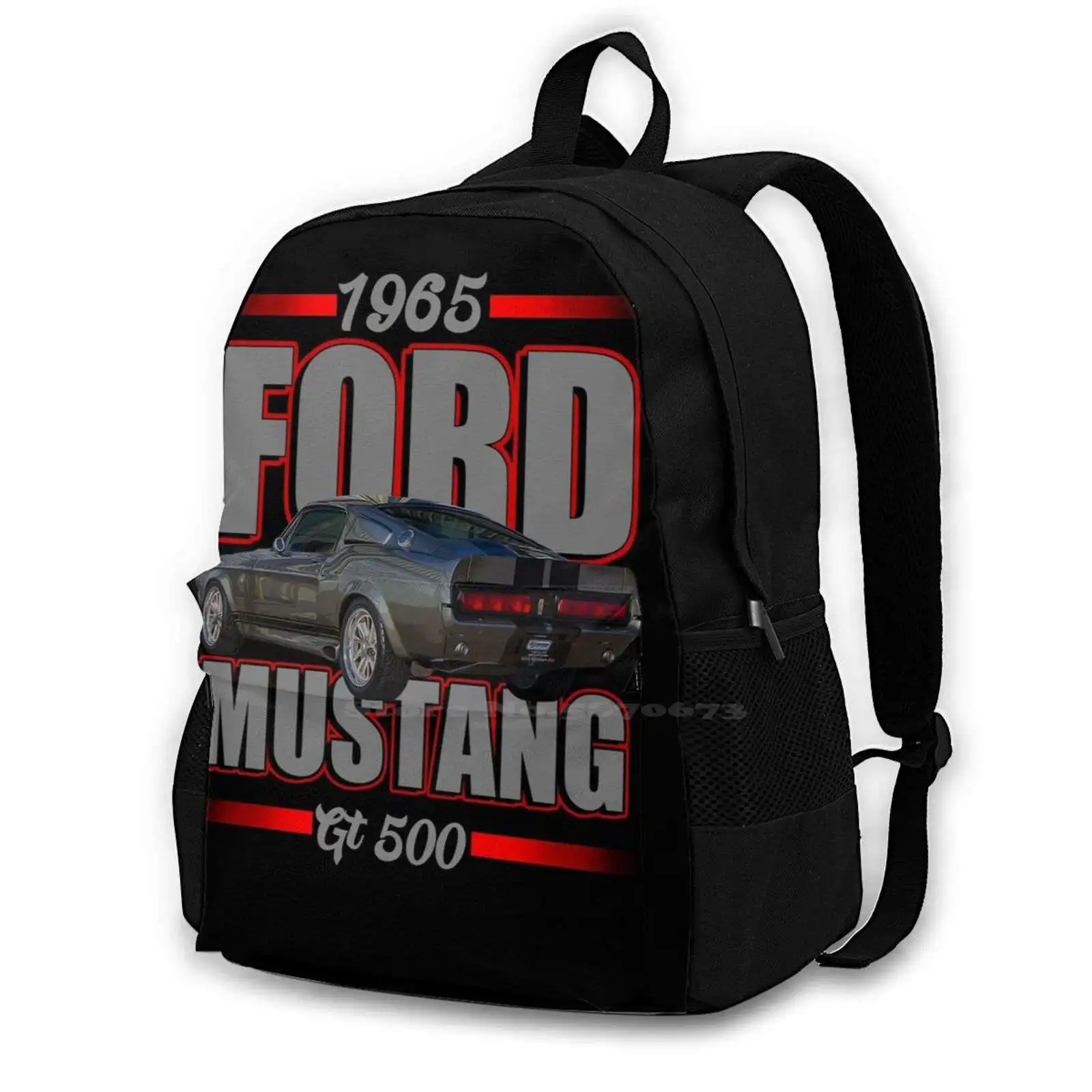 1965-Ford-Mustang-Gt-500-School-Bag-Big-Capacity-Backpack-Laptop-15 ...