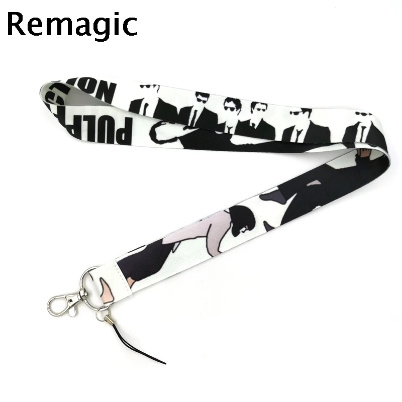 20pcs Pulp fiction Neck keychain necklace Anime Cartoon Neck Strap ...