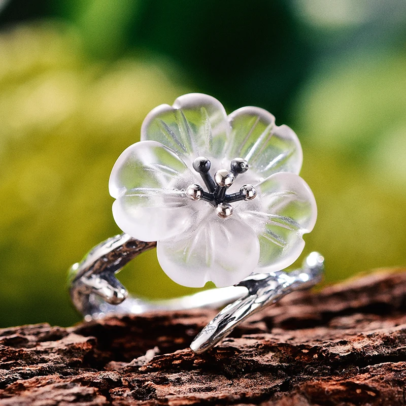 Cute Flower in the Rain Handmade Ring - Handmade Rings, Rainy Flowers ...