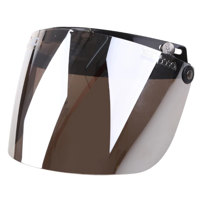 Optional-Windproof-3-Snap-Visor-Lens-Shield-for-Motorcycle-Helmets-Flip ...