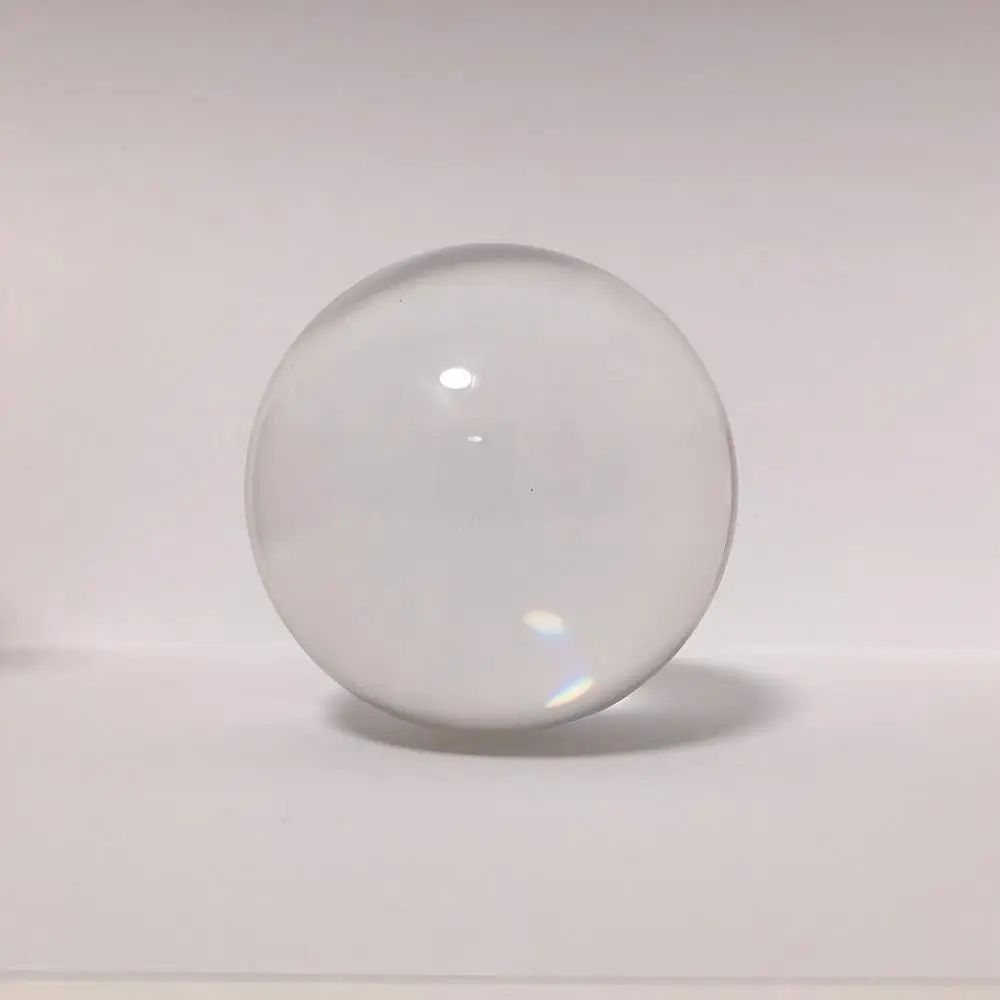 Clear 75mm Acrylic Juggling Ball Light Crystal Magic Gifts Toys ...