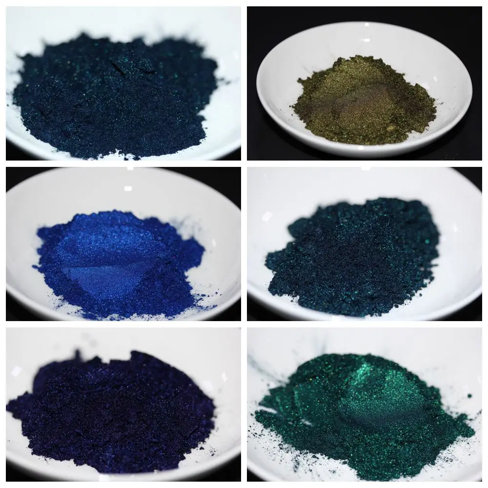 Dark Blue Green Brown Color Powder Pigment For Makeup Bath Bomb ,soap ...