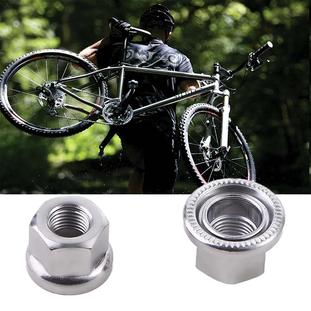 Stainless-Steel-Bicycle-Hub-Nuts-For-Fixed-Gear-Front-Rear-Drum-Hub ...