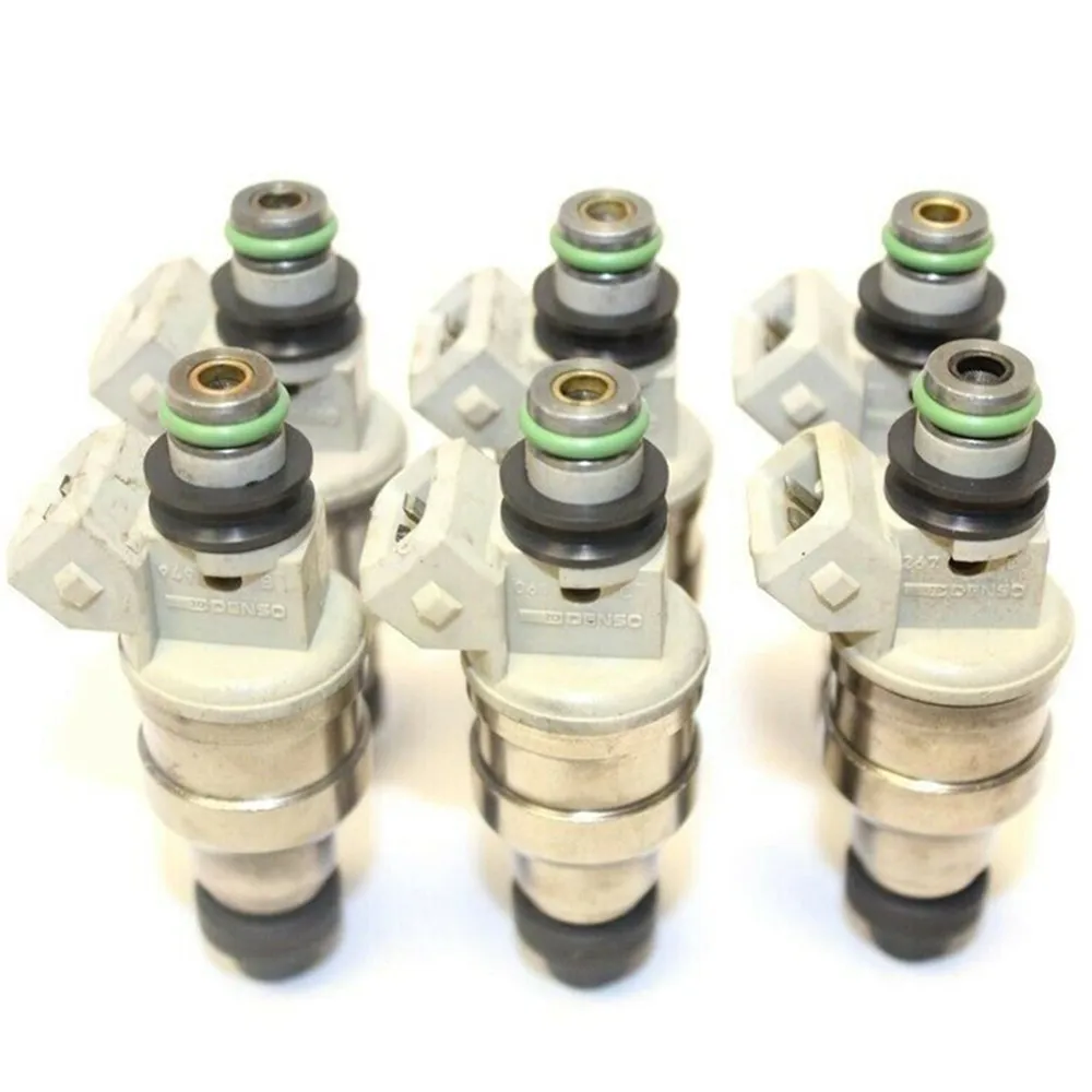Set of 6 Fuel Injectors for Mitsubishi V6 3 0 PAJERO GALANT 6G72 B210H Set of 6 Fuel Injectors for Mitsubishi V6 3 0 PAJERO GALANT 6G72 B210H
