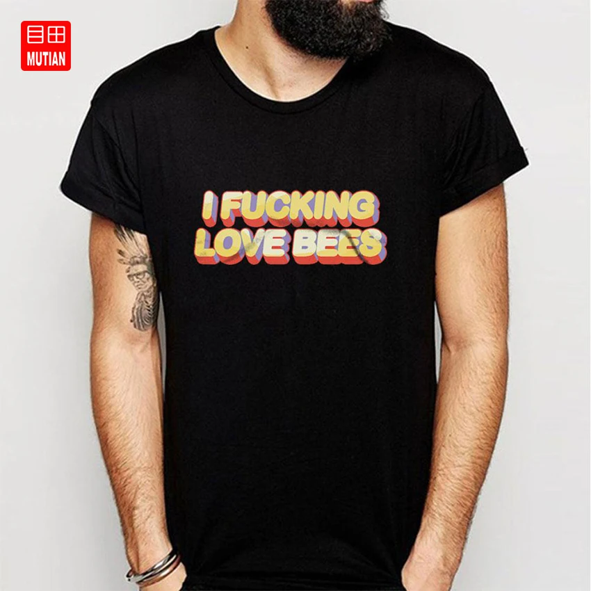 I Love Bees T 셔츠|T-Shirts| - AliExpress