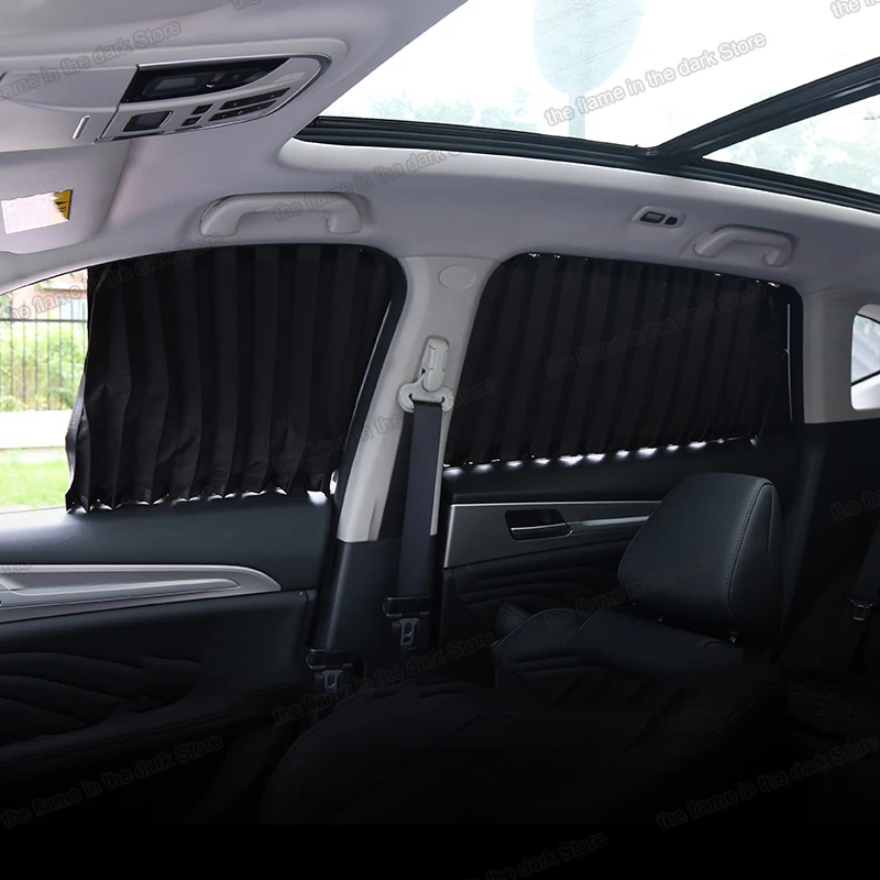 Lsrtw2017 Car Interior Window Trunk Sun Shade Curtain Heat Insulation ...