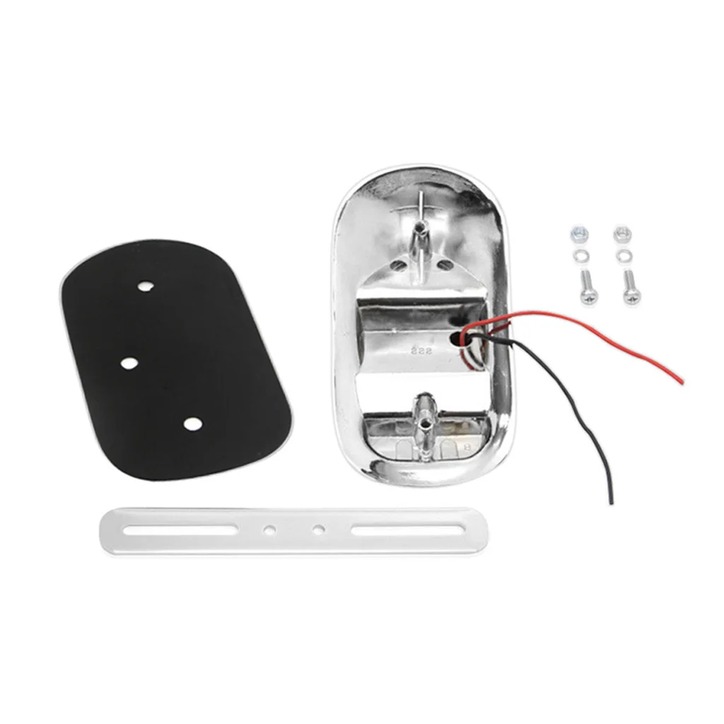 Motorcycle Integrated Brake Tail Light with Turn Signals License Plate ...