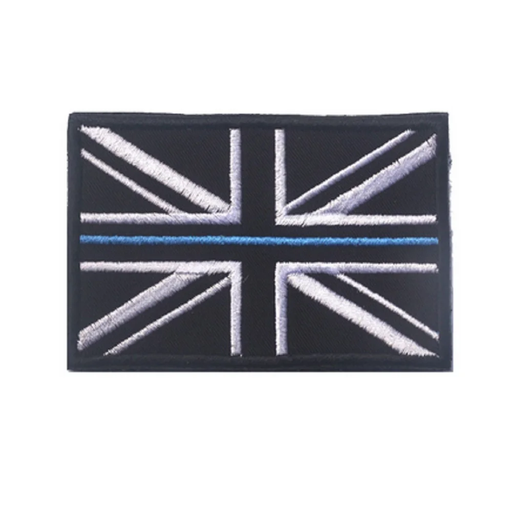 The Red Line British Flag Patches The Green Line England Embroidered ...