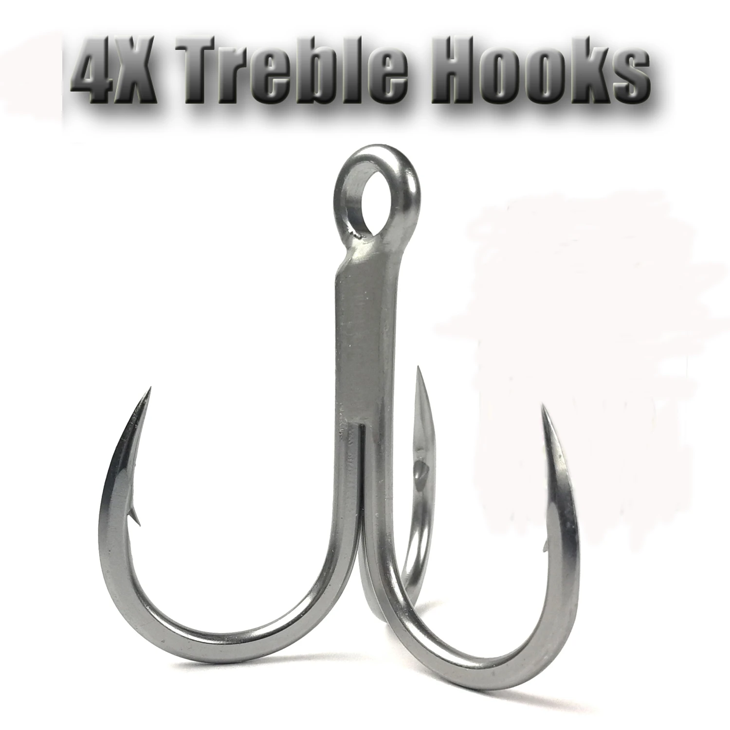 Big Game 4x #6-#5/0 Anti-rust Treble Hook Super Sharp Triple Anchor ...