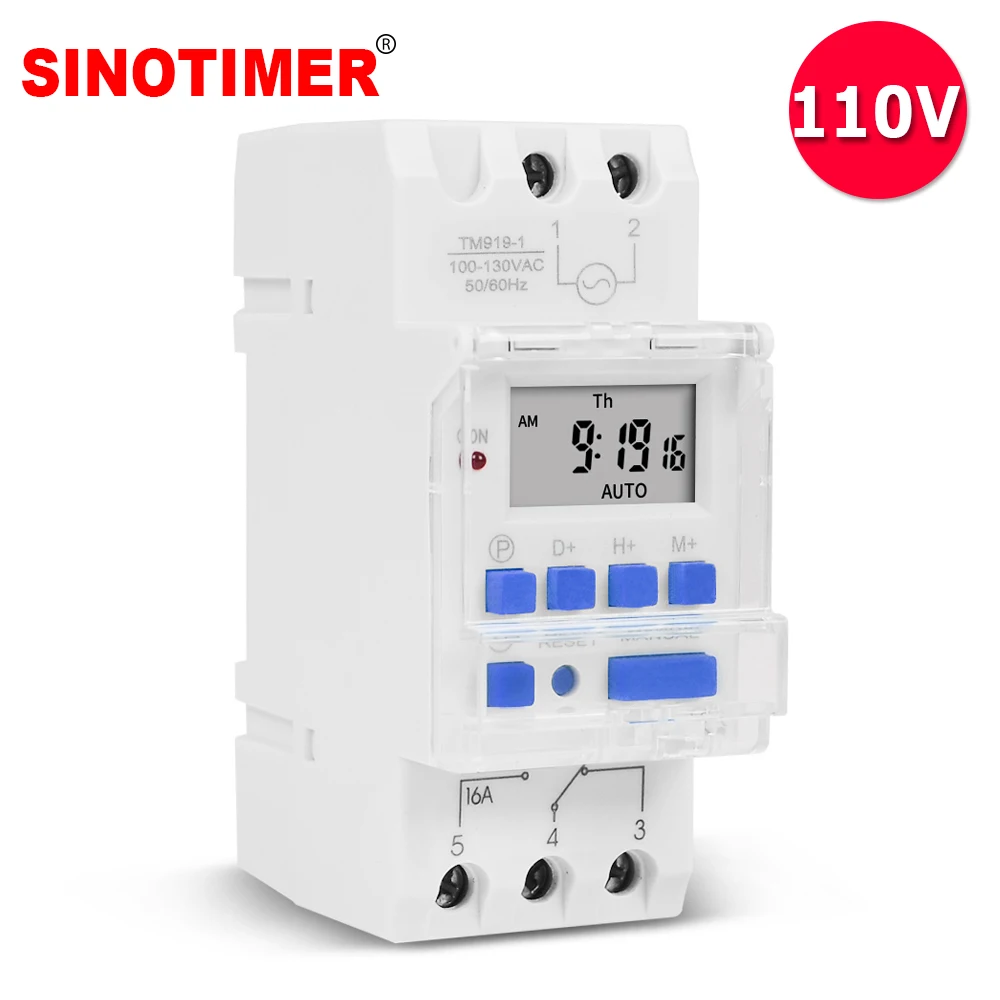 SINOTIMER-Temporizador electrónico Digital programable, interruptor de ...