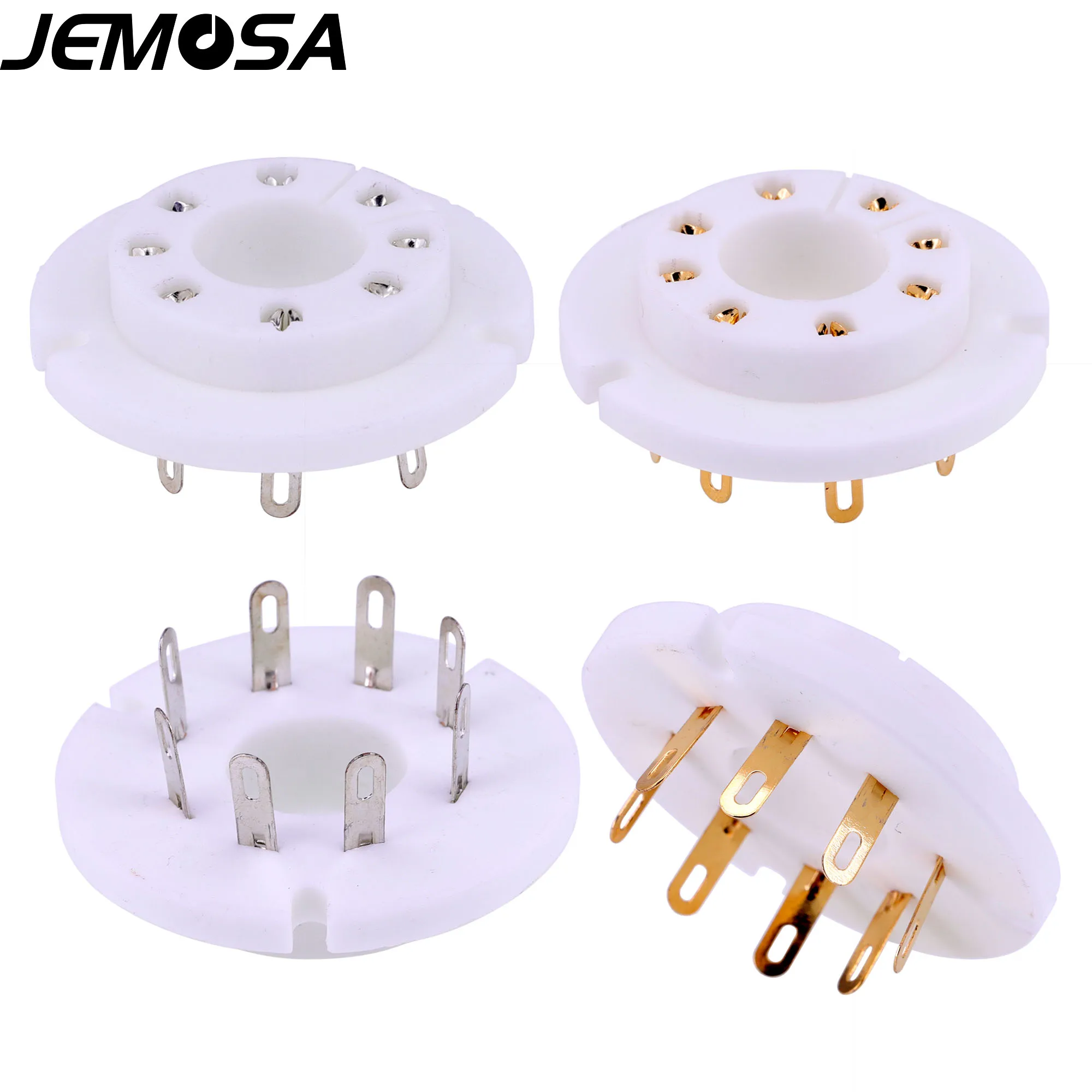 Ceramic Tube Socket 8Pins Electron Tube Seat FU50R For FU50 FU-50 5Z8P ...