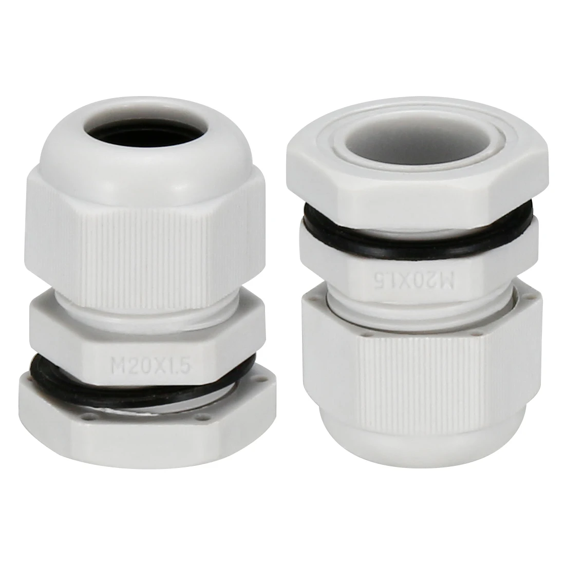 Uxcell glándula de Cable M20, conector impermeable, glándula de alambre de plástico, juntas ...