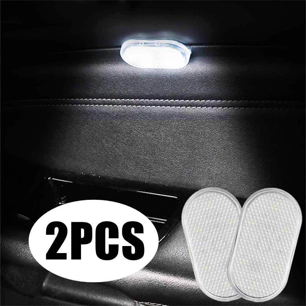 2pcs Led Interior Car Light Wireless Interior Lights Car Led Touch ...