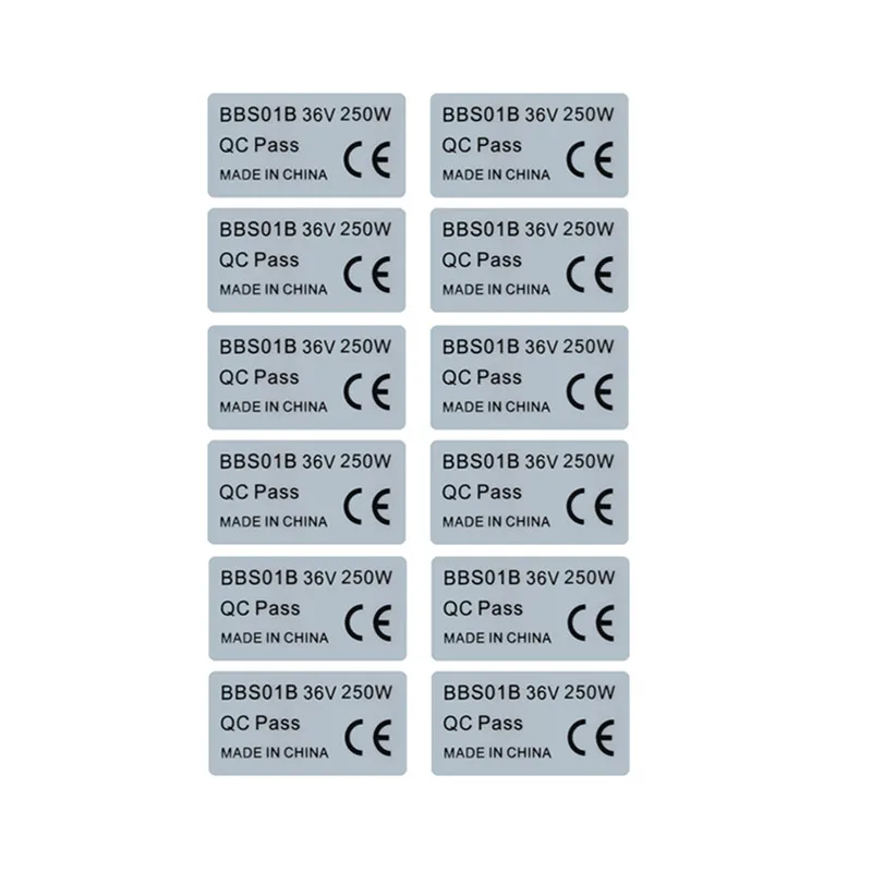 4-PCS-36V-250W-Mid-Drive-Motor-Sticker-eBike-Conversion-Kit-Sticker-for ...